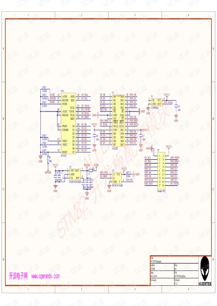ALIENTEK精英STM32F103开发板原理图_stm32f103开发板原理图资源-CSDN下载