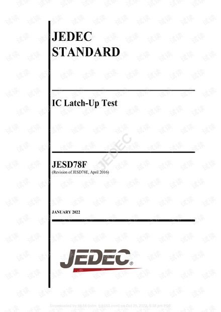 【最新版可复制文字】JEDECJESD78F2022ICLATCH-UPTEST.pdf资源-CSDN下载