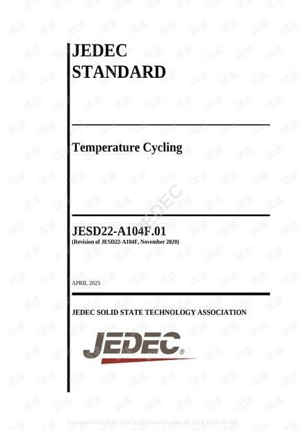 JEDECJESD22-A104F.01-2023TemperatureCycling.pdf_jesd22-a104中文版资源-CSDN下载