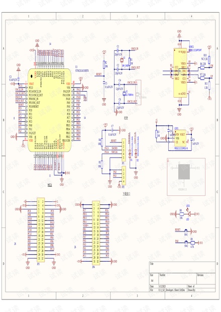 基于STM32G431RBT6最小系统原理图_stm32g431rbt6引脚配置资源-CSDN下载