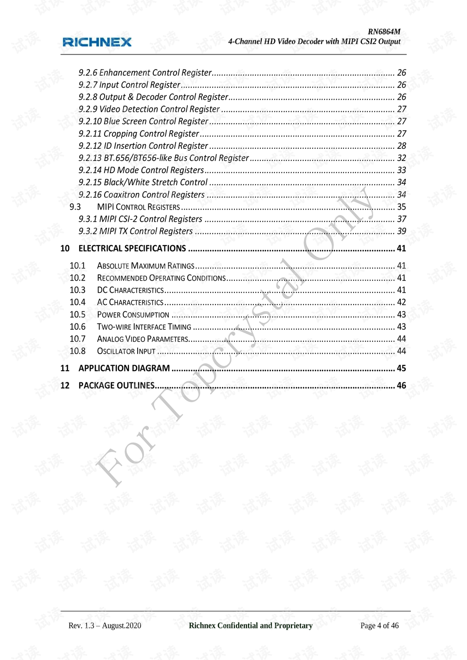 RN6752M单路AHD转MIPI功能芯片方案规格书,RN6752M高清视频解码器数据手册_rn6752资源-CSDN下载