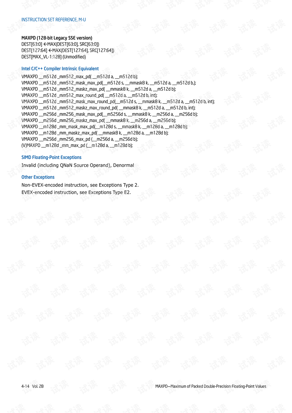 Intel®64和IA-32架构软件开发者手册：指令集参考M-U - CSDN文库