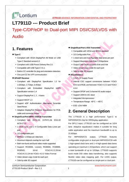龙讯LT7911D规格书_lt7911d资源-CSDN下载
