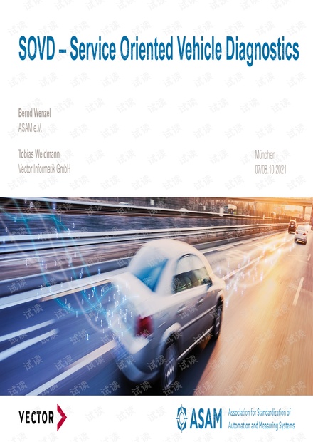 "利用SOVD API实现车辆诊断服务的标准化项目探索与实践" - CSDN文库