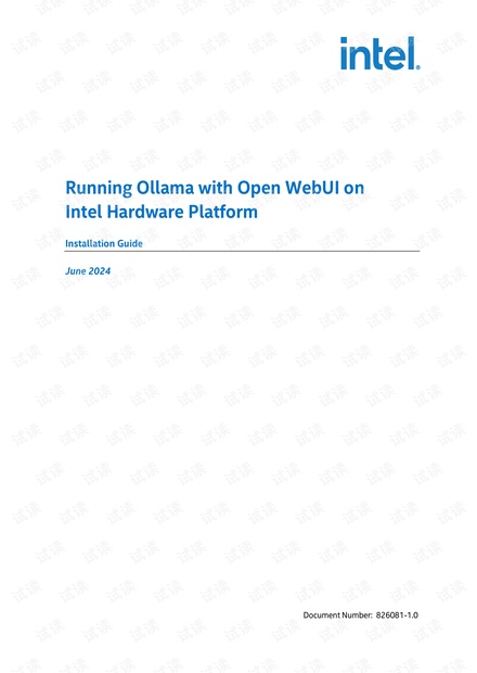 【免费】IntelGPU运行ollama_Intel Arc显卡支持ollama吗资源-CSDN下载