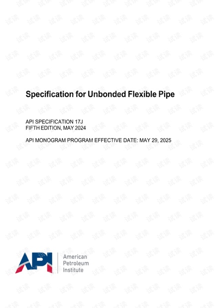 APISpec17J-2024SpecificationforUnbondedFlexiblePipe.pdf资源-CSDN下载