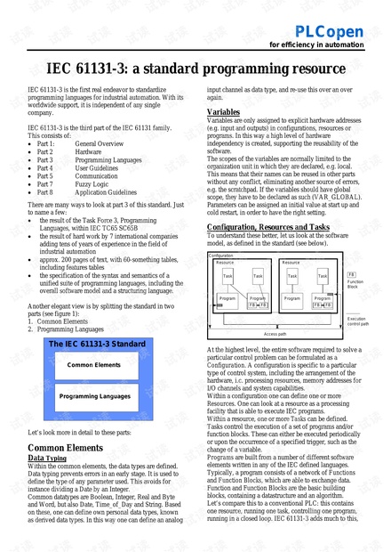 IEC61131-3标准与PLC编程语言简介 - CSDN文库
