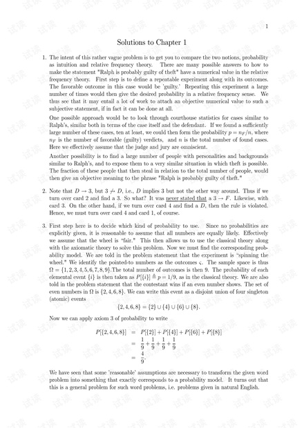 解析《Probability, Statistics, and Random Processes for Engineers》第4版习题：概率 ...