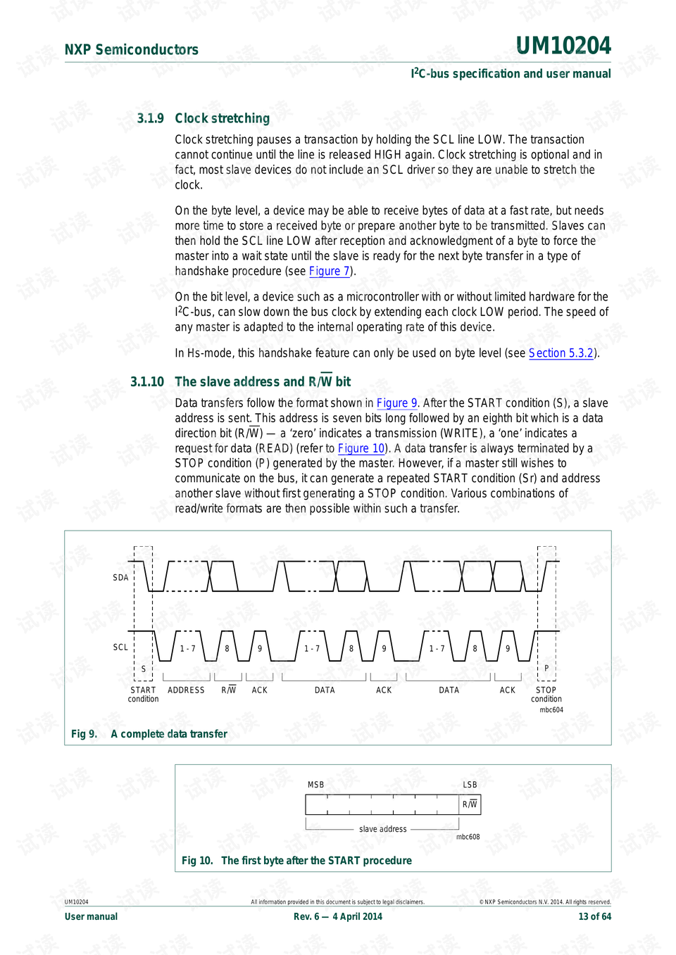 I2C总线协议详解：UM10204规格与用户手册介绍 - CSDN文库