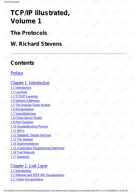 TCP/IP协议详解：W. Richard Stevens著《Illustrated Volume 1》 - CSDN文库