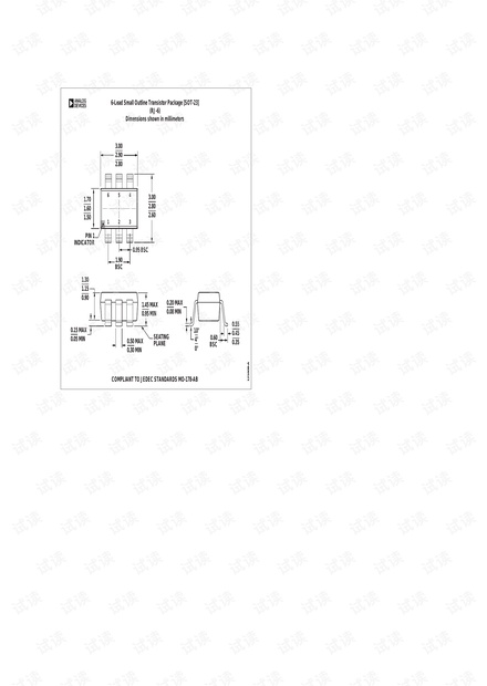 SOT-23-6封装尺寸图_sot23-6封装介绍资源-CSDN下载